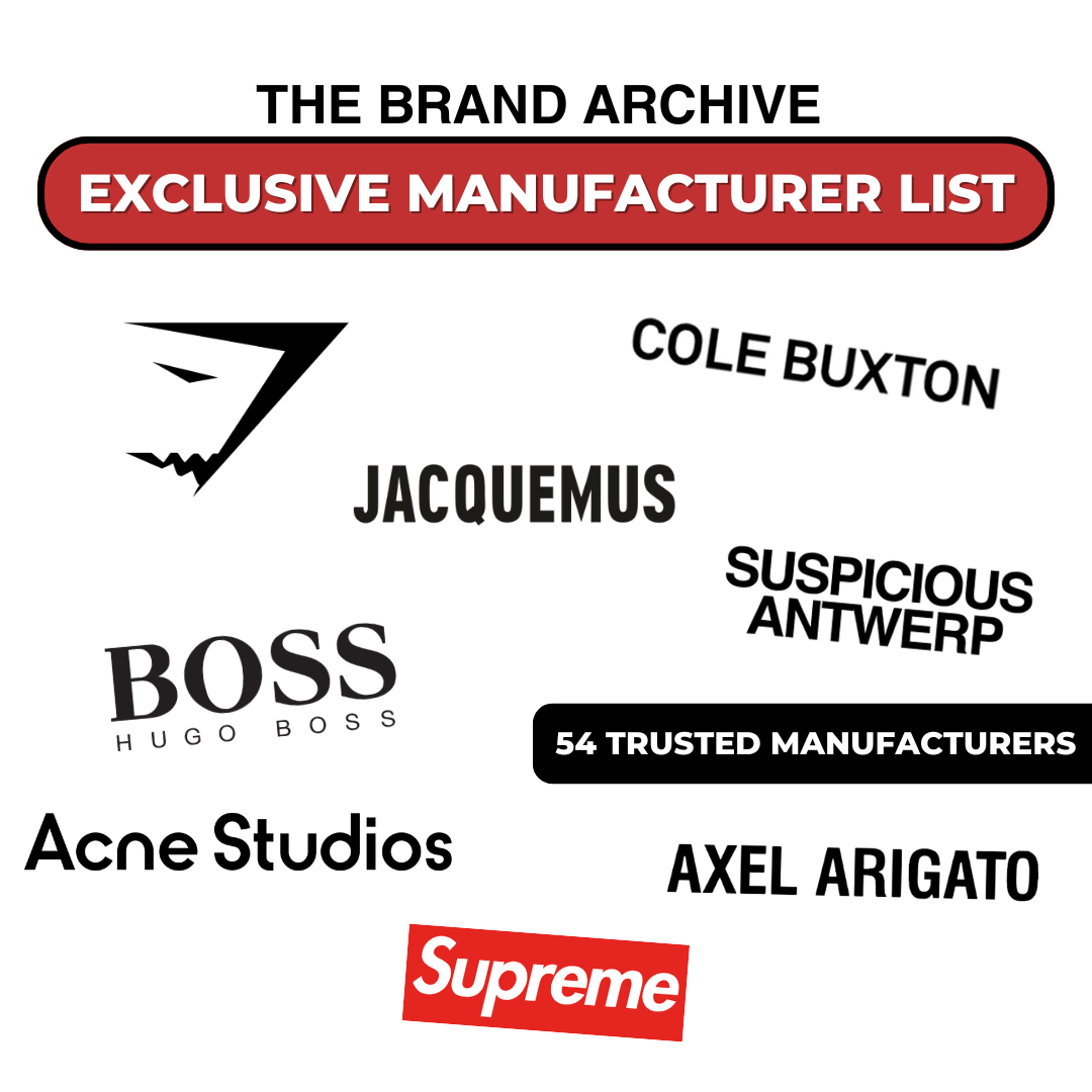 TheBrandArchive VIP Manufacturer List – thebrandarchive