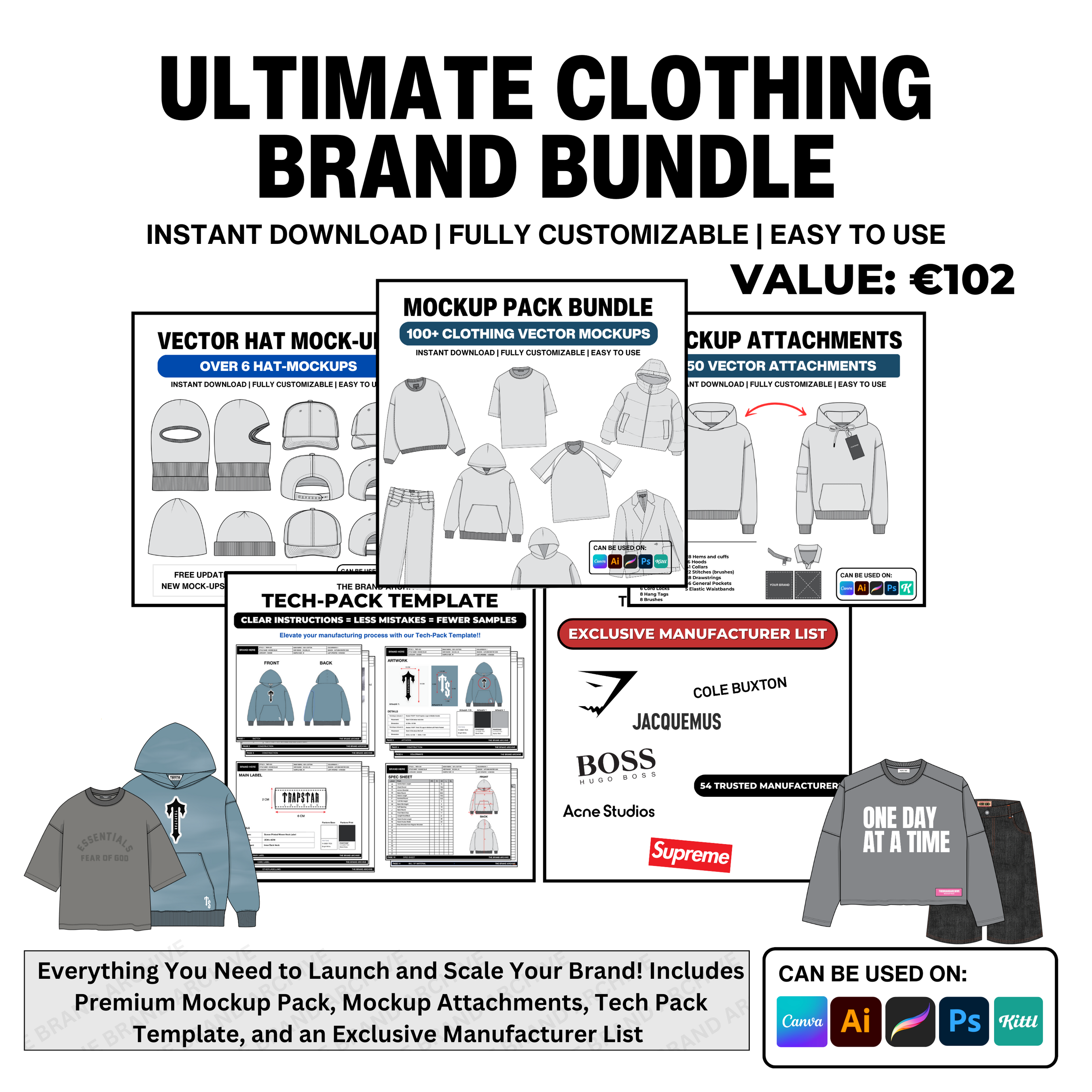 TheBrandArchive Ultimate Clothing Brand Bundle – thebrandarchive
